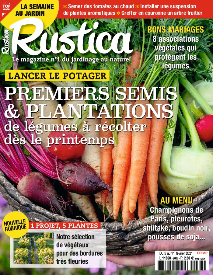Abonnement Rustica - Magazine jardinage - UNI-Presse
