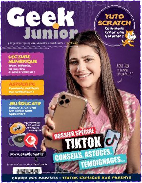 Abonnement Magazine Geek Junior - UNI-Presse